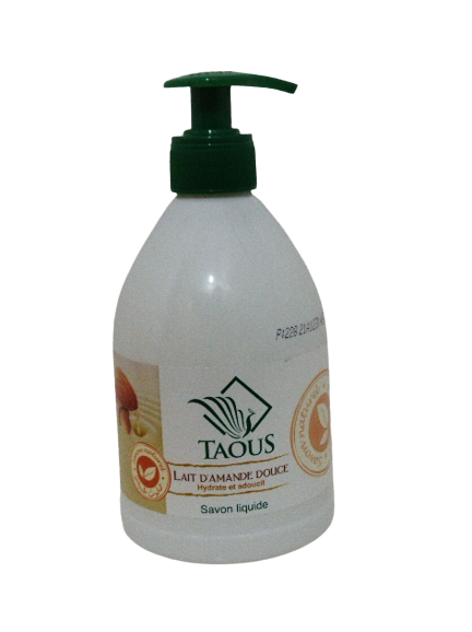 TAOUS SAVON LAIT D AMANDE DOUCE 500ML - azana.ma, parapharmacie en ...