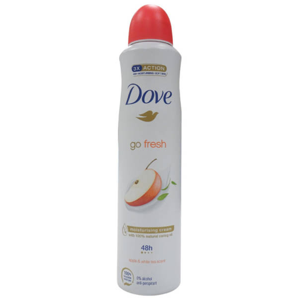 DOVE DEODORANT SPRAY DOVE APPLE ET WHITE TEA 250ML - azana.ma ...