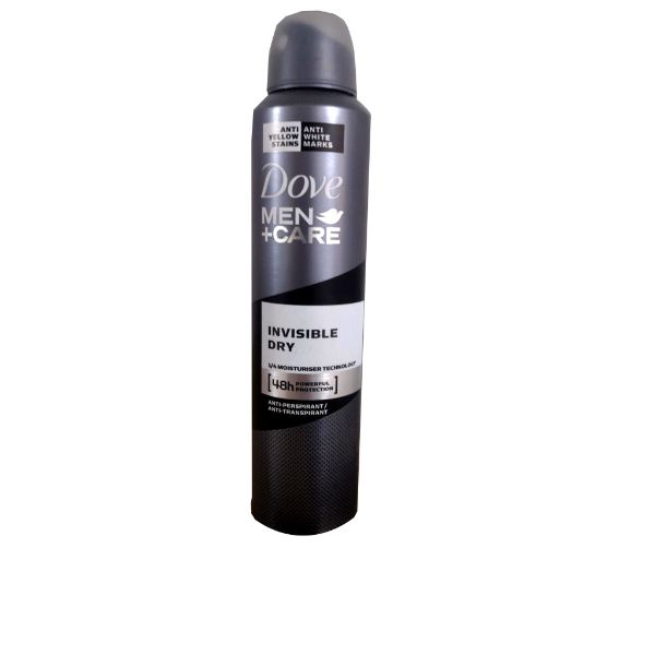 DOVE MEN + CARE DEODORANT SPRAY INVISIBLE DRY 250ML - azana.ma ...