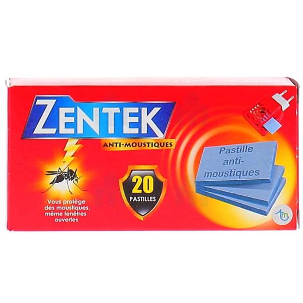 ZENTEK ANTI MOUSTIQUES 20 PASTILLES - azana.ma, parapharmacie en ligne ...